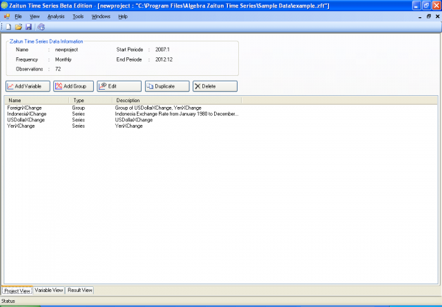 Project View | zaitun software